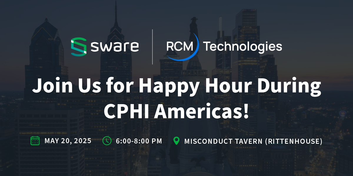 Join Sware & RCM Technologies at CPHI Philadelphia